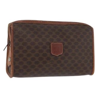 Celine Pochette Vintage en Plastique Pre-owned - Femme - Pre-owned - Brun - Taille: ONE Size