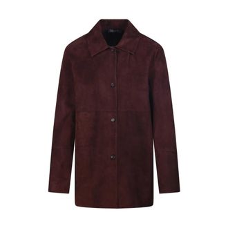 Max Mara Gocce Lederhemd - - Jackets - Damen - Braun - XS