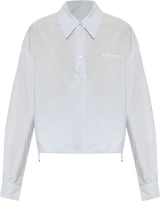 Alexander Wang Femme, Blouses et Chemises, Bleu, Taille: 38 FR Shirt