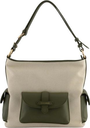 Pourchet Femme, Sacs, Vert, Taille: ONE Size Sac bandouli&egrave;re Reporter