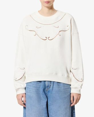 Isabel Marant Embellished Sweatshirt - Ecru