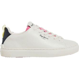 Pepe Jeans London Damen Camden Action W Sneaker, Weiß (Factory White), 6