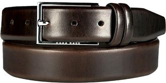 HUGO BOSS Herren Gürtel braun Glattleder