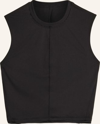 Yohji Yamamoto Y-3 Running Tanktop, K&uuml;rzer Geschnitten schwarz