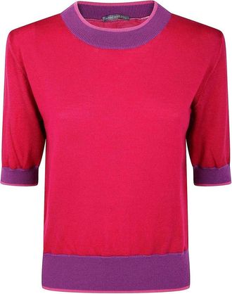 In Bed With You Pull Col Rond - Rouge