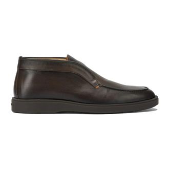 Santoni Dragon Suede Desert Boot - - Shoes - Herren - Braun - 43 1/2 EU