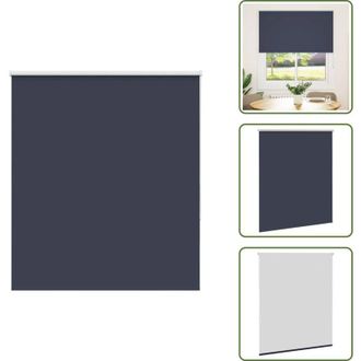 vidaXL Verdunkelungsrollo Marineblau 140x130 cm Stoffbreite 136,6 cm - Verdunkelungsrollo - Verdunkelungsrollos - Rollo - Verdunklungsrollo