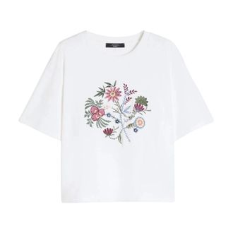 Max Mara Femme, Tops, Blanc, Taille: 42 FR Sabato T-Shirt
