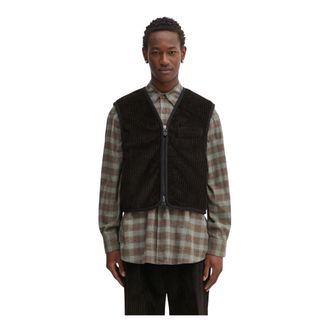 Our Legacy Gilet Top - Homme - Vestes - Brun - Taille: M