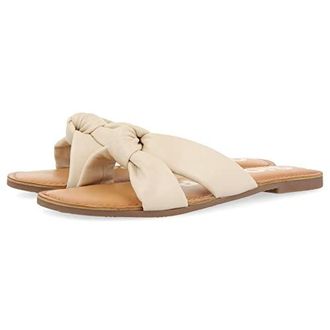 Gioseppo Styll, Sandales plates pour femmes, blanc ivoire, 36 EU