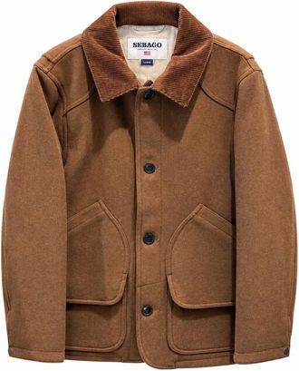Sebago Veste en Laine Tenny - Femme - Vestes - Brun - Taille: 40 FR