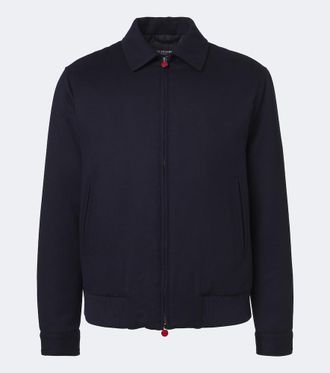Kiton Veste bomber en laine