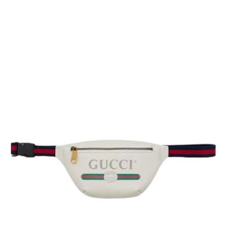 Gucci Sac banane Pre-owned &agrave; logo - Femme - Pre-owned - Blanc - Taille: ONE Size