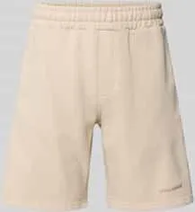 Pegador Regular Fit Sweatshorts mit Logo-Stitching