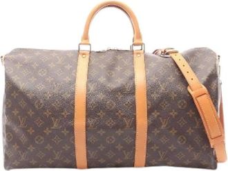 Louis Vuitton unisex, Pre-owned, Brun, Taille: ONE Size Pre-owned Keepall Bandouliere 50