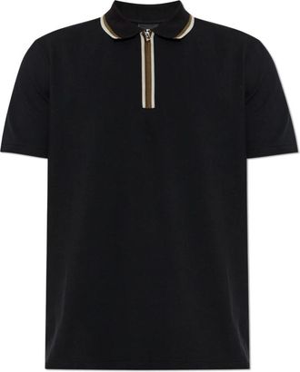 Paul Smith Homme, Tops, Noir, Taille: XL Cotton Polo
