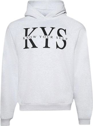 Praying hoodie à logo KYS - Gris