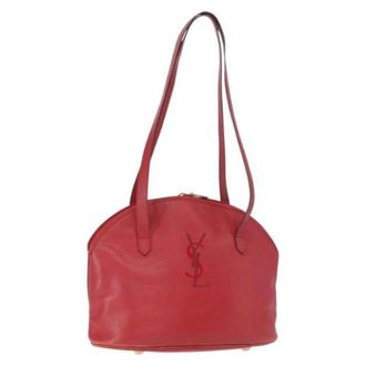 Saint Laurent Sac bandouli&egrave;re en cuir Pre-owned - Femme - Pre-owned - Rouge - Taille: ONE Size