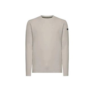 Roberto Ricci Design Technisches Stoff Rundhals Shirt - - Knitwear - Herren - Beige - 2XL