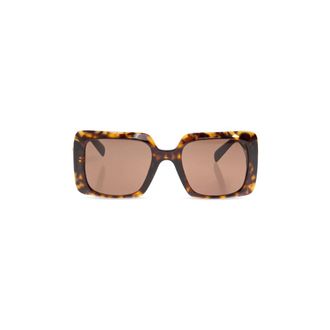 Versace Geometrische Sonnenbrille - - Accessories - Damen - Braun - 54 MM