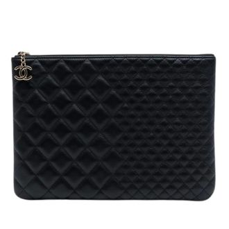 Chanel Pre-owned Cuir sacs-chanel - Femme - Pre-owned - Noir - Taille: ONE Size