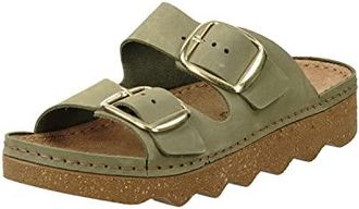 Rohde Mules Femme Foggia-D 6222, Pointure:38 EU, La Couleur:Vert