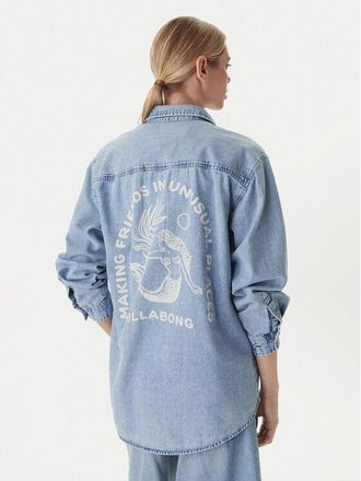 Billabong Jeanshemd Down The Coast EBJWT00122 Blau Oversize
