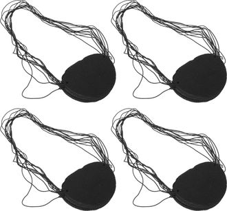 Valiclud 96 St&uuml;ck Piraten Augenklappen aus Filz mit Elastischem Band Wiederverwendbar f&uuml;r Erwachsene Piratenkost&uuml;m Zubeh&ouml;r f&uuml;r Halloween Cosplay und Party