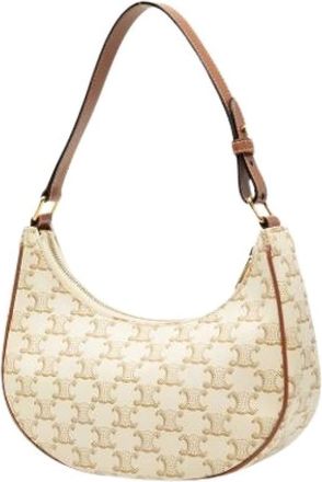 Celine Sac bandouli&egrave;re Ava Pre-owned - Femme - Pre-owned - Beige - Taille: ONE Size