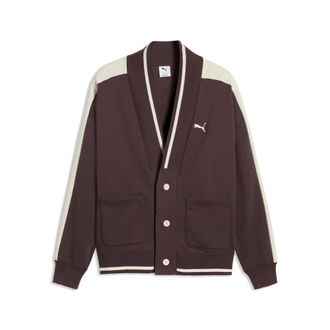 Puma Wardrobe Essentials Oversized Strickjacke Unisex, Accessoires, Braun, XXL