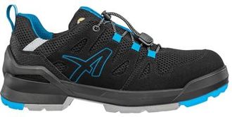 Albatros-Moebel Fastpack XW LOW S1PL ESD FO SR Chaussures de s&eacute;curit&eacute; extra larges unisexes antid&eacute;rapantes sans m&eacute;tal vegan embout en fibre de verre, noir/bleu, 44 EU