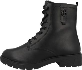 s.Oliver Femme 5-5-26282-39 Bottes dhiver, Noir Uni, 37 EU