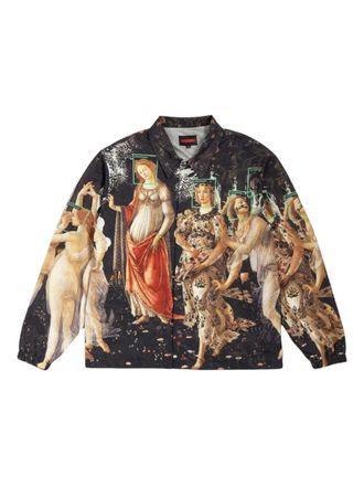 Pleasures veste boutonn&eacute;e &agrave; manches longues - Noir