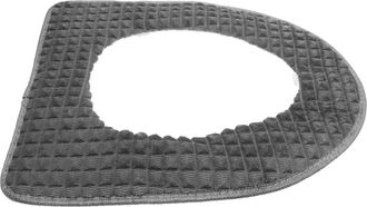 NUOBESTY Wc Sitzbezug Warm aus Flanell mit Rei&szlig;verschluss Waschbar Wiederverwendbar f&uuml;r Senioren Badezimmer