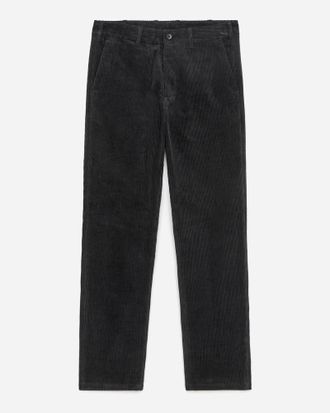 Arket Gerade Geschnittene Chinohose Aus Cord -Schwarz