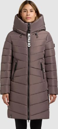 Khujo Steppmantel KHUJO ENEF, Damen, Gr. XXL (44), braun (whisper lila), Web, Obermaterial: 100% Polyester. Futter: 100% Nylon. Wattierung: 100% Polyester, 