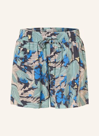 Schiesser Schlafshorts Mix+Relax blau