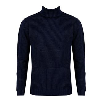 Xagon Man Pull &agrave; col roul&eacute; - Homme - Pulls - Bleu - Taille: XL