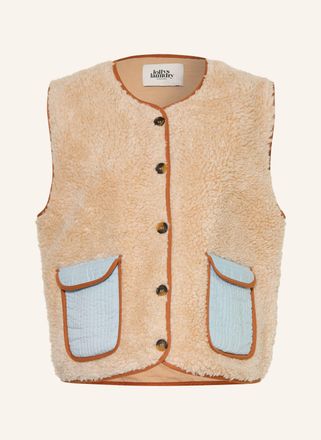 Lollys Laundry Lollys Laundry Kunstfell-Weste Jacell orange