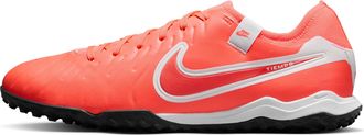 Nike Nike Herren Tiempo Legend 10 Pro TF Turf Fu&szlig;ballschuh, Hot Lava/White, 47.5 EU