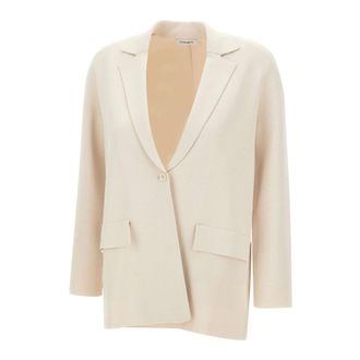 KANGRA Femme, Vestes, Beige, Taille: 38 FR Blazer Milano Stitch