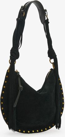 Isabel Marant Sac Oskan Soft Zip Franges - Femme - Noir - Isabel Marant