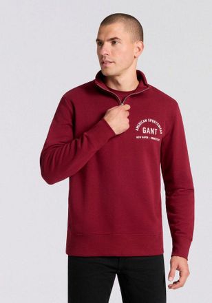 GANT Sweatshirt Stehkragen mit Rei&szlig;verschluss