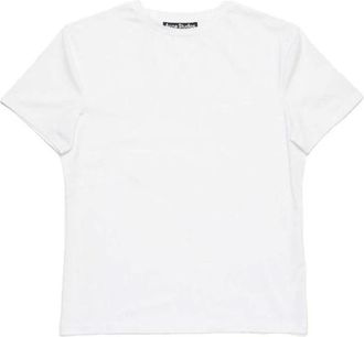 Acne Studios Homme, Tops, Blanc, Taille: XS T-shirt en coton avec imprim&eacute; graphique