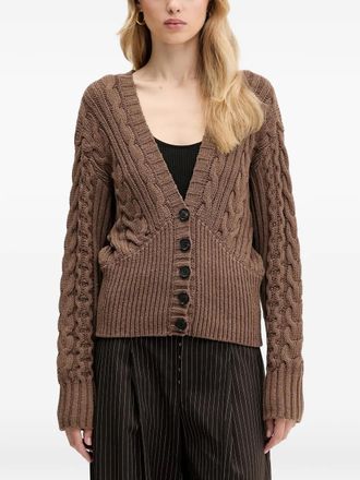 Miss Sixty button-fastening cardigan - Braun