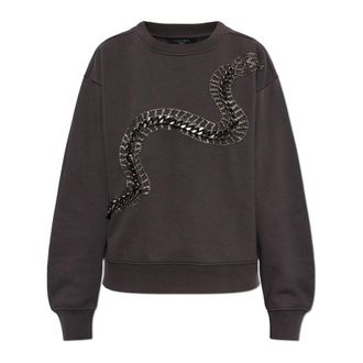 AllSaints Damen, Sweatshirts & Hoodies, Schwarzk, SGr&ouml;&szlig;e