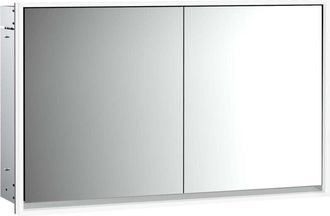 Emco Emco - loft Lichtspiegelschrank, 1300mm, 2 T&uuml;ren, Unterputzmodell