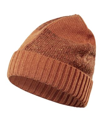 Falke Unisex Beanie-M&uuml;tze Rustique U Be Wolle schnelltrocknend warm 1 St&uuml;ck, Orange Carrot Melange 8932, OneSize