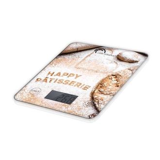 Little Balance Little Balance 8207 Happy Pâtisserie Küchenwaage, Glas, Dekoration für Gebäck