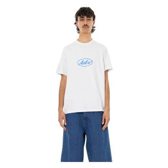Arte Homme, Tops, Blanc, Taille: M Circle Logo Tee